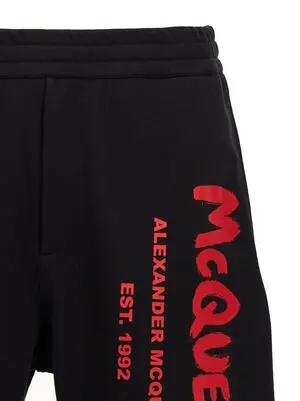Alexander McQueen Graffiti' Bermuda Shorts