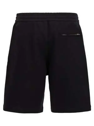 Alexander McQueen Graffiti' Bermuda Shorts - Black