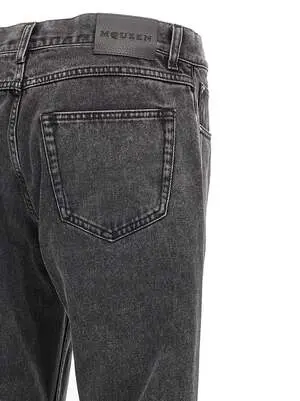Alexander McQueen Metal Plate Jeans