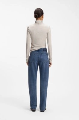 BOSS Regular-fit Jeans In Mid- Denim
