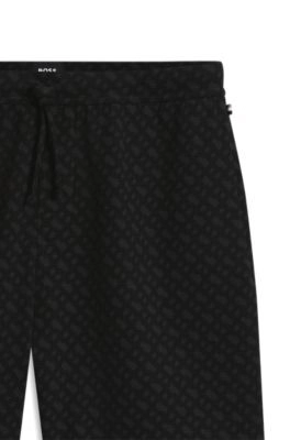 BOSS Cotton-blend Pajama Pants With Graphic Print