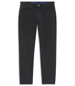 Hugo Regular-fit Jeans In Denim - Black