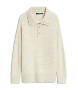 BOSS By Beckham Sweater In Virgin Wool And Alpaca - White