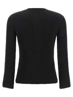 Issey Miyake Rhombus Pleats' Cardigan