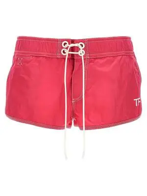 TOM FORD Logo Nylon Shorts - Pink