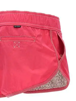 TOM FORD Logo Nylon Shorts