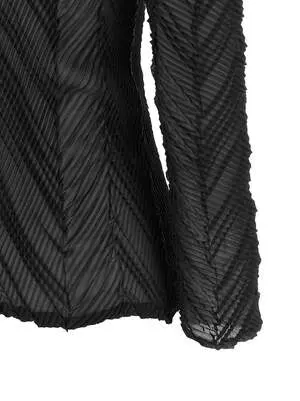 Issey Miyake Zigzag Pleats' Sweater
