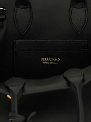 FERRAGAMO Hug Mini' Handbag - Black