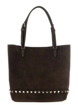 Valentino Garavani Rockstud' Small Shopping Bag - Brown