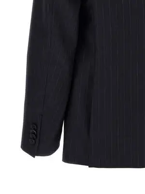 Zegna Pinstriped Flannel Dress