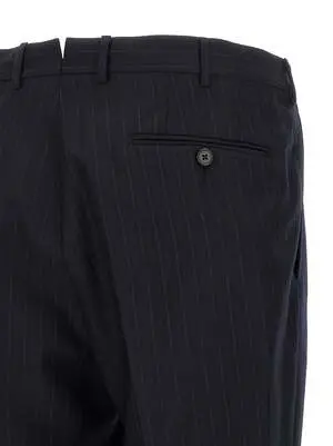 Zegna Pinstriped Flannel Dress