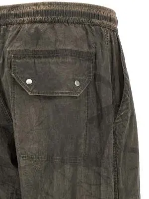 Stone Island Printed Pants With Logo Badge