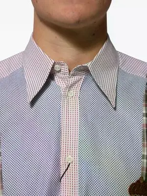 Dolce & Gabbana Patchwork Checkered Shirt