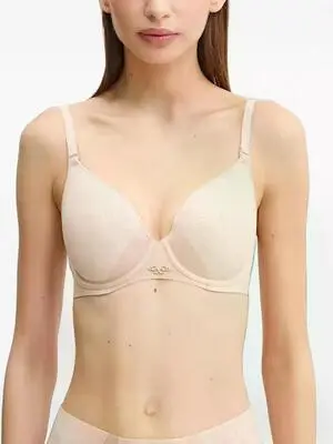 Chantelle Pure Lace-panelled Bra - Neutrals