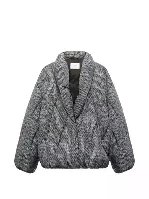 Dorothee Schumacher Knit-print Padded Jacket