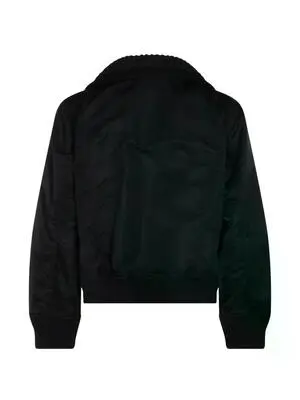 Sacai Ribbed-knit Collar Jacket