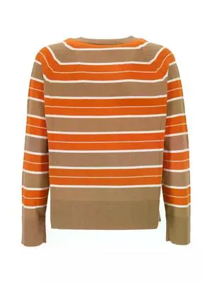 PENNYBLACK Striped Cable-knit Sweater