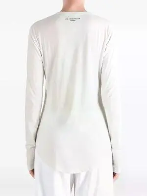 ANN DEMEULEMEESTER Dot Graphic-print Long-sleeved T-shirt