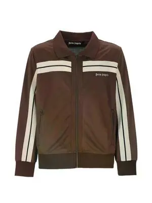 Palm Angels Logo-print Side-stripe Jacket - Brown