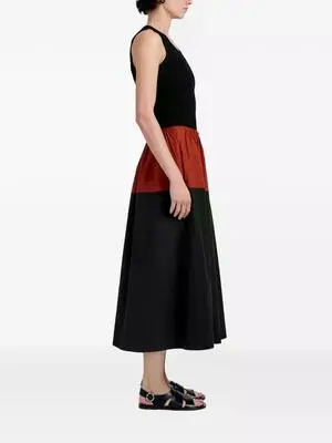 Proenza Schouler White Label Nyla Colour-block Midi Skirt