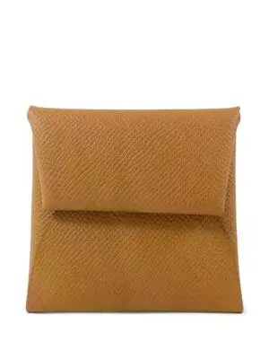 Hermès Bastia Epsom Leather Change Purse - Brown
