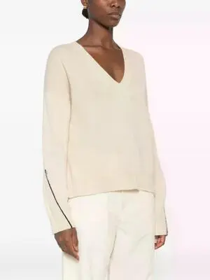 Eric Bompard V-neck Long-sleeve Sweater