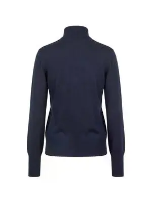 Patrizia Pepe Roll-neck Button-cuff Sweater