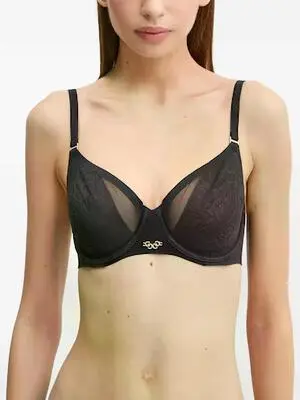Chantelle Pure Lace-panelled Bra - Black