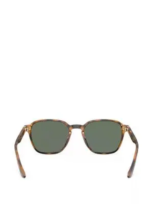 Brooks Brothers Tortoise-effect Squared-frame Sunglasses