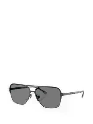 Brooks Brothers Pilot-frame Semi-rim Sunglasses
