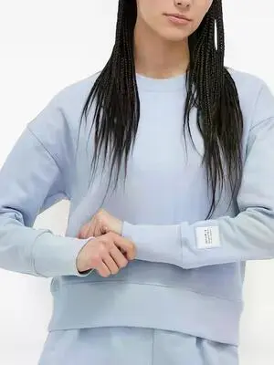 CASALL Logo-patch Drop-shoulder Sweatshirt