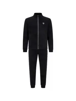 EA7 Logo-patch Tracksuit - Black