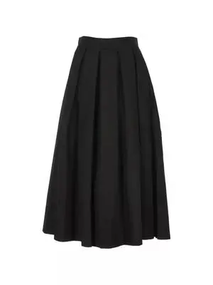 Filippa K Pleated A-line Midi Skirt