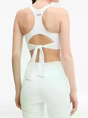 CASALL Tie-back Racerback Cropped Top