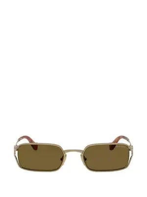 Miu Miu Rectangle-frame Sunglasses