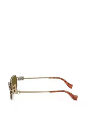 Miu Miu Rectangle-frame Sunglasses