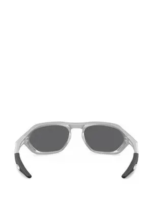 Oakley Cage Jacket Geometric-frame Sunglasses - Silver