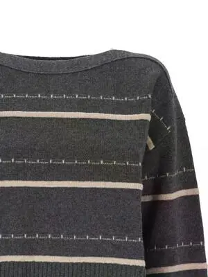 PENNYBLACK Striped Boat-neck Sweater