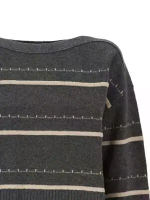 PENNYBLACK Striped Boat-neck Sweater