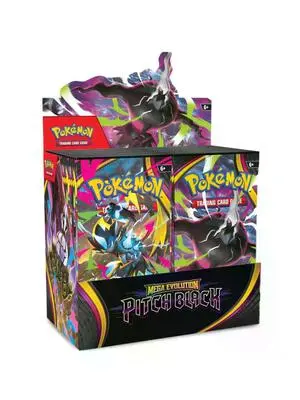 POKEMON Pokémon Mega Evolution Pitch Booster Box Trading Cards - Black