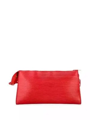 LOUIS VUITTON Pochette Accessoires Epi Leather Clutch Bag