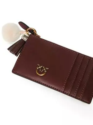 Pinko Love Birds Leather Card Holder