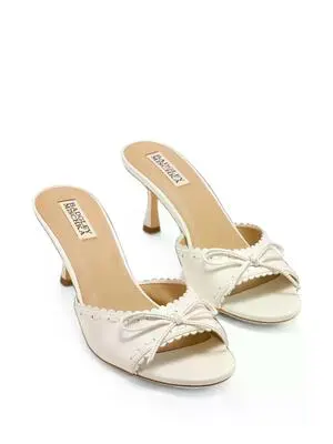 Badgley Mischka Yaritza Bow-detail Sandals - White