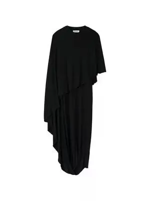 Rodebjer Kate Caped Asymmetrical Midi Dress