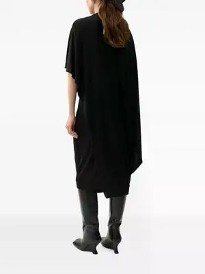 Rodebjer Kate Caped Asymmetrical Midi Dress