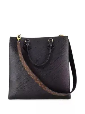 LOUIS VUITTON Sac Plat Nm Bag Epi Leather Pm Tote Bag - Black