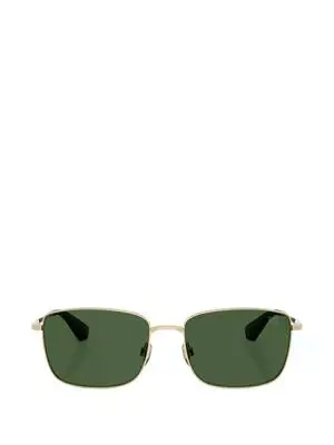 Burberry Rectangle-frame Metal Sunglasses
