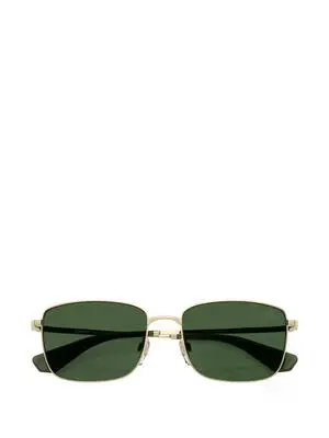 Burberry Rectangle-frame Metal Sunglasses
