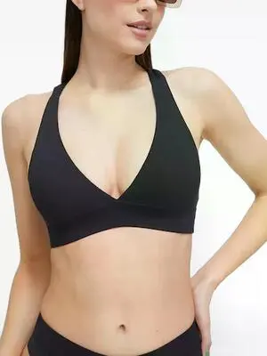 CASALL Cross-back Bikini Top - Black