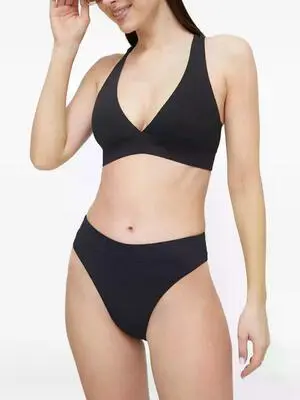 CASALL Cross-back Bikini Top - Black